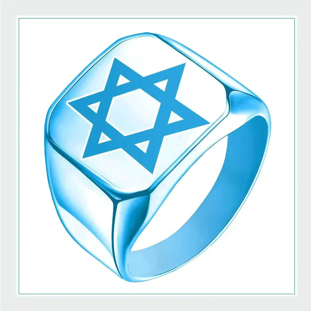 Star of David Rings Jewish jewelry Jewish Rings – bluewhiteshop