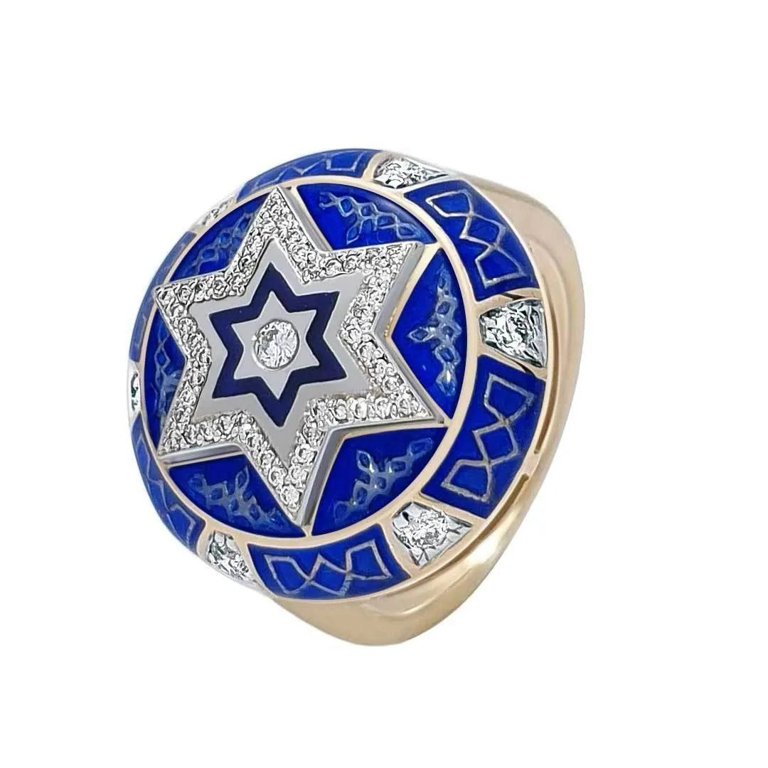 Star of David Rings Jewish jewelry Jewish Rings – bluewhiteshop