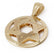 Interlocking Star of David Round Pendant with patterns 14K Gold ...